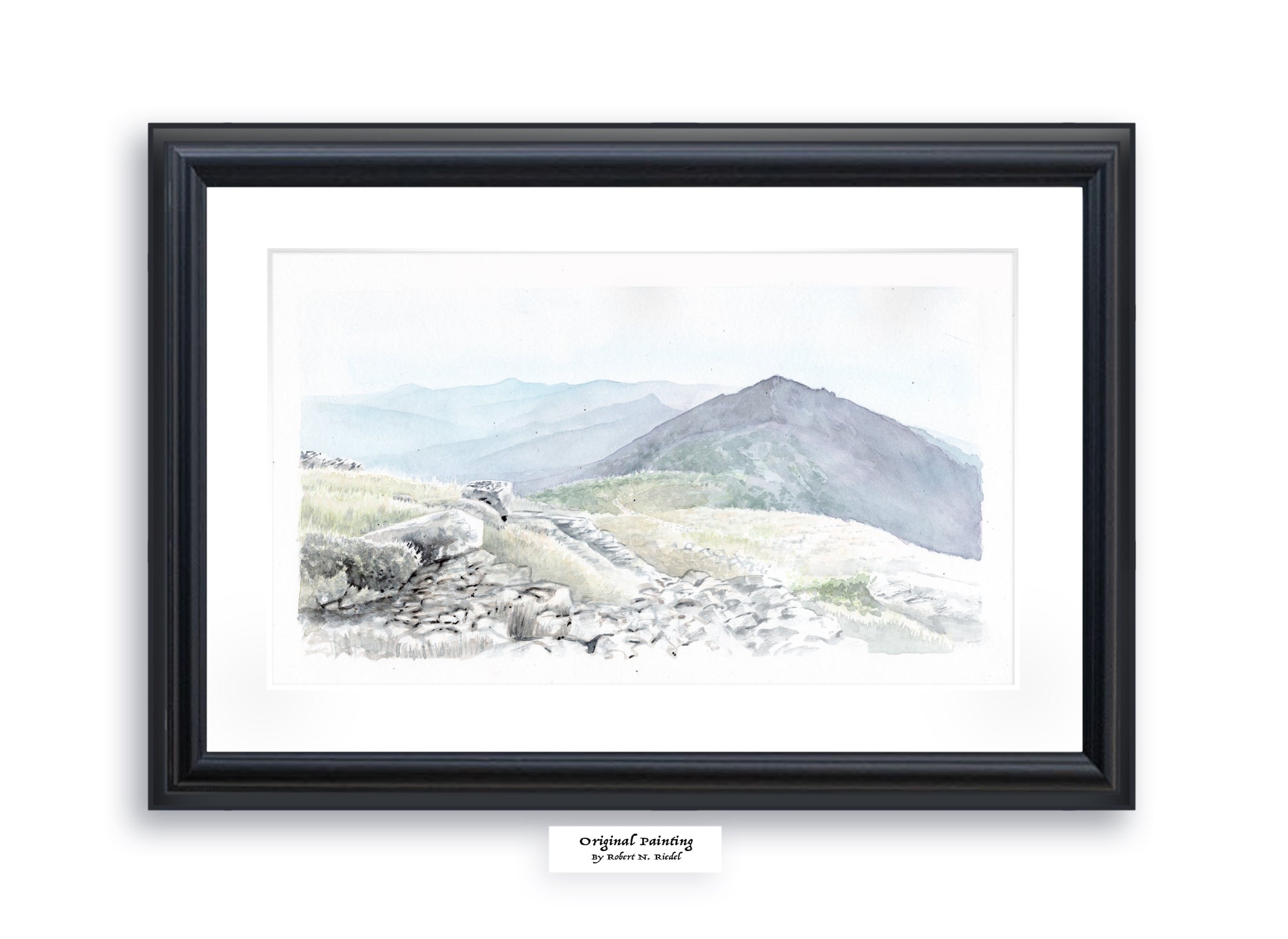 "Franconia Ridgewalk" - Artist's Original Watercolor | Appalachian Tra ...